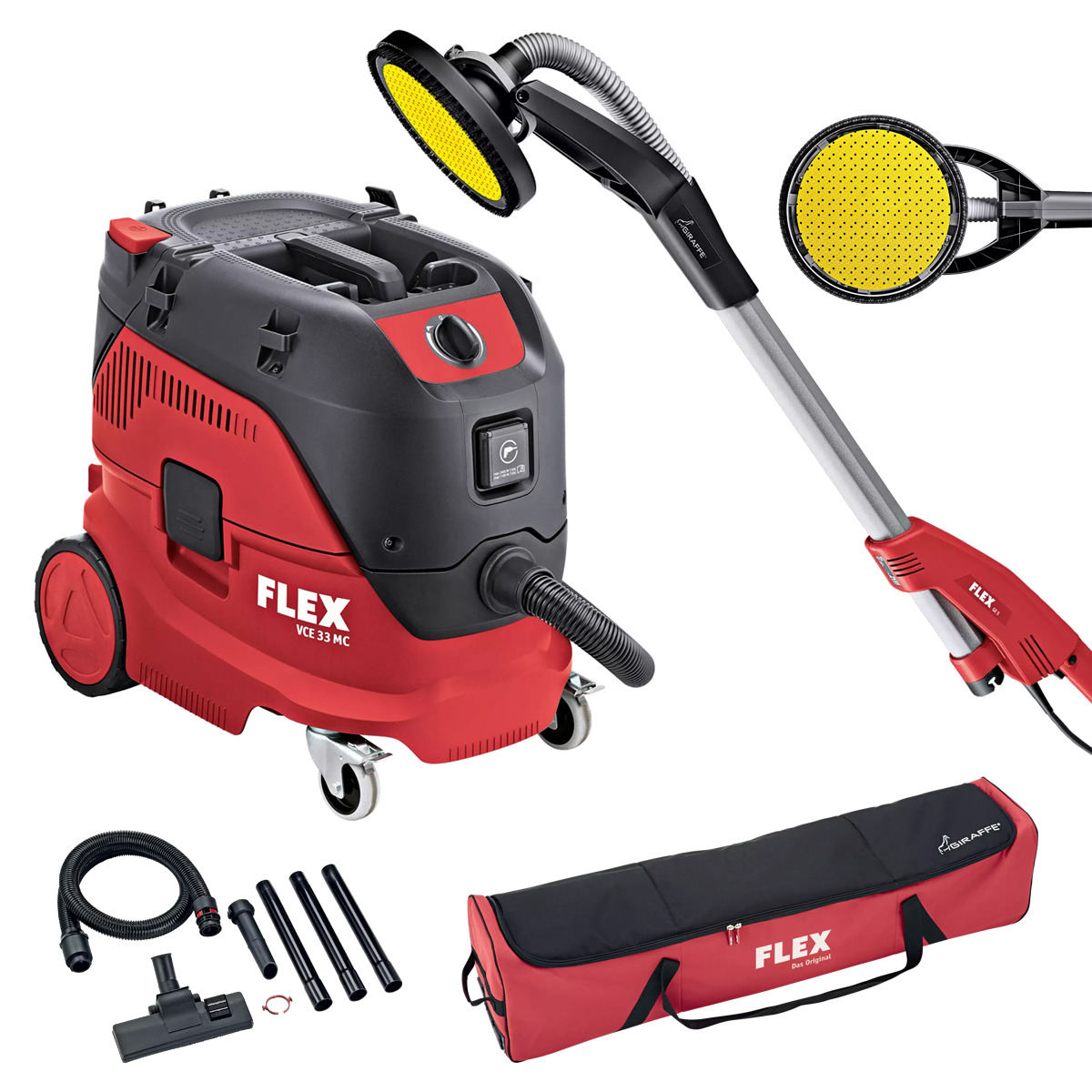 FLEX - Ponceuse Girafe GE5 + Aspirateur VCE33 FLEX - Ponceuse Giraffe ...